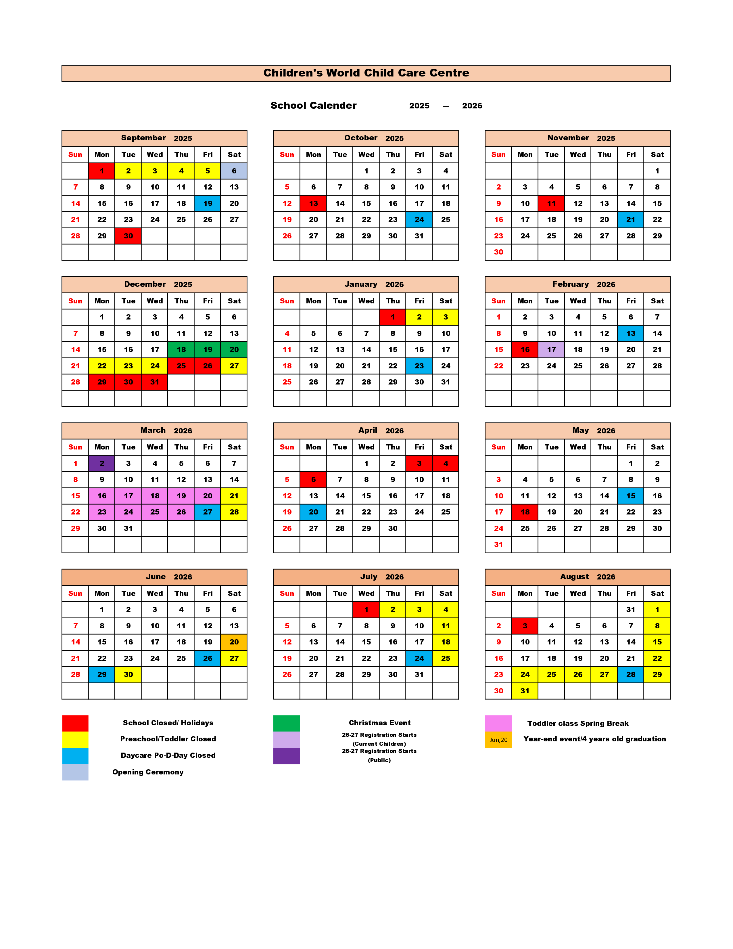 こどものくに カレンダー – VJLS-JH